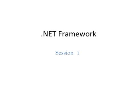 Asp Net Session 1 Ppt Programming Languages Computing