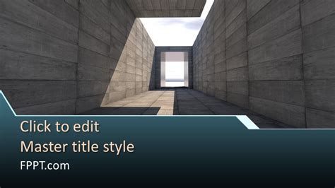 Free Tunnel Powerpoint Template Free Powerpoint Templates