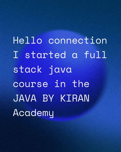 Aniket Shelke On Linkedin Javaprogramming Javadeveloper Fullstackjavadeveloper Fullstackjava