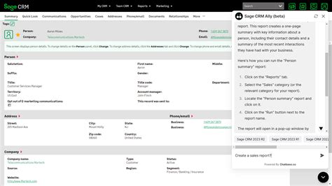 Sage Crm 2024 Ux Improvements Sage Crm Ally In Sage Crm 2024 R1 And Sage Crm 2024 R2 Sage
