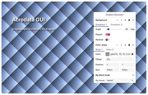 A Lightweight Gui Library For Angular Rangular2