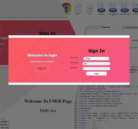 mohammad ashourzadeh on linkedin simple sign inandsign up system in php