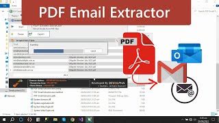 Extract Email Addresses From PDF Files And Export To Excel SynthMind