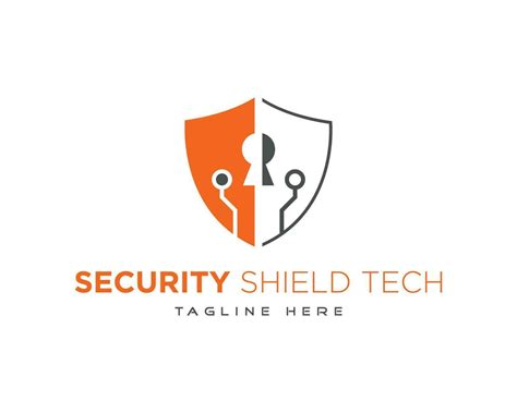 Security Shield Data Technology Logo Design Vector Template 32898037 Vector Art At Vecteezy