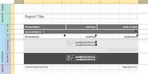Define Report Layout Table And Vertical Report NET Reporting Tools DevExpress Documentation