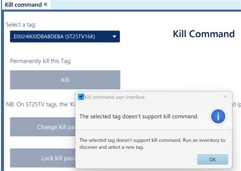 Solved Kill Command Does Not Work Stmicroelectronics Community