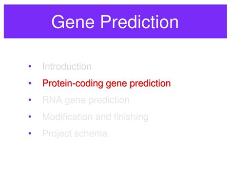 ppt gene prediction powerpoint presentation free download id 5494544