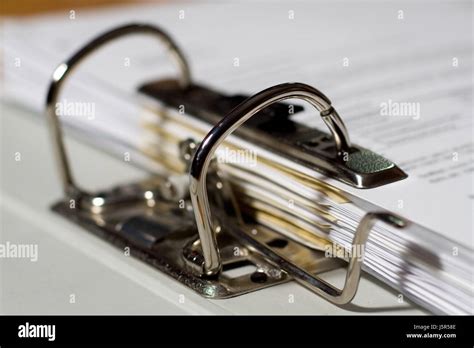 Closure Of A File Folder Stock Photo Alamy
