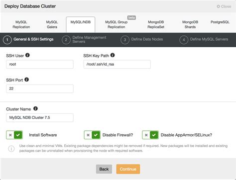 Deploying Managing MySQL NDB Cluster With ClusterControl Severalnines