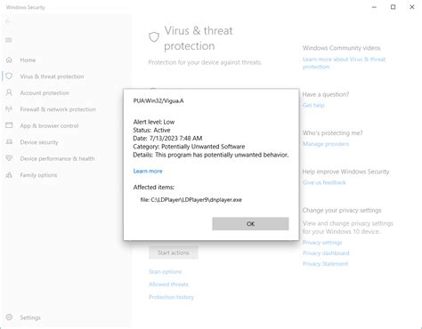 This Windows Defender Warning Whats It About Viguaa R
