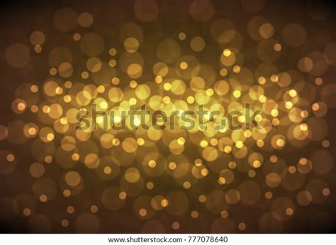 Abstract Gold Bokeh Light Luxury Background Stock Vector Royalty Free