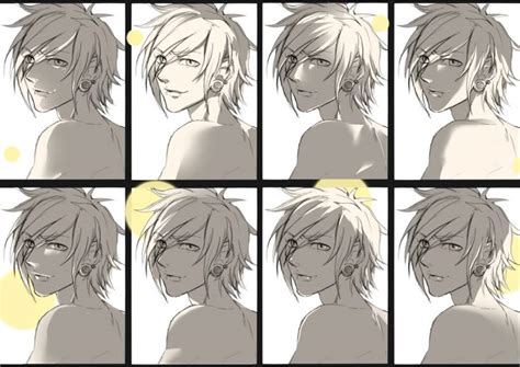 Many Different Images Of The Same Person With Blonde Hair