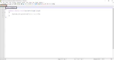 Programming සිංහලෙන් Java Java Syntax