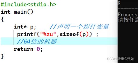 指针大小和指针类型 Csdn博客 指针大小和指针类型 Csdn博客
