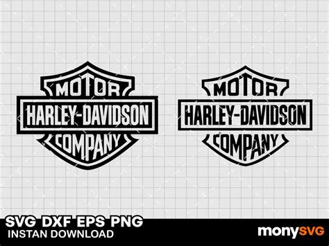 Harley Davidson Logo Silhouette Svg Vectorency