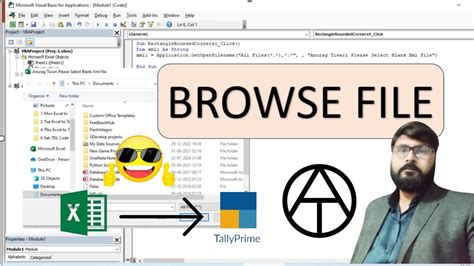 Browse File Using Excel Vba Anuragtiwari7149 Youtube