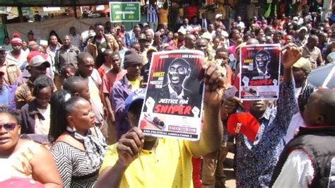 Ntv Kenya Meru Residents Protest The Murder Of Blogger Daniel Muthiani