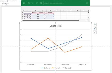 How To Insert And Edit A Line Chart In PowerPoint Vegaslide