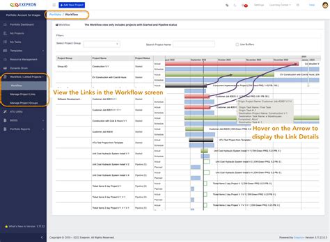 task details linked projects exepron knowledgebase