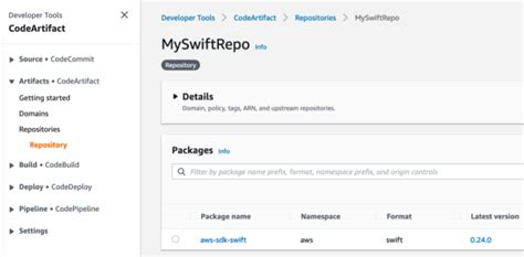 Aws Codeartifact에 Swift 패키지 추가 Nomadterrace