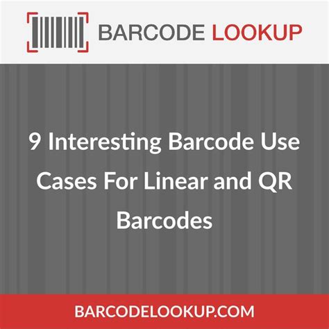 Interesting Barcode Use Cases For Linear And QR Barcodes Assessment Use Case Innovation
