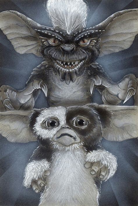 Gremlins Stripe And Gizmo Gremlins Art Horror Movie Art Gizmo Tattoo