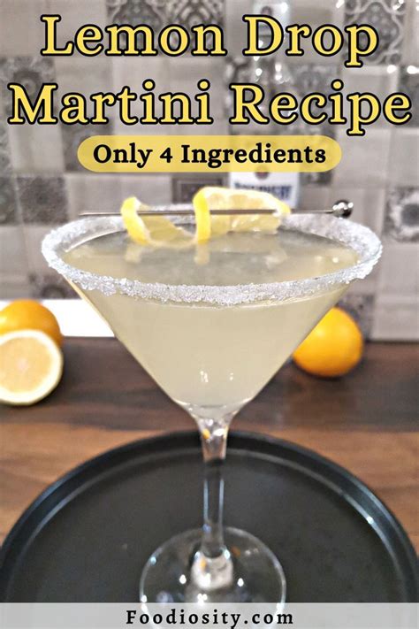 Martini Recipe Vodka Lemon Drop At Lawrence Melson Blog