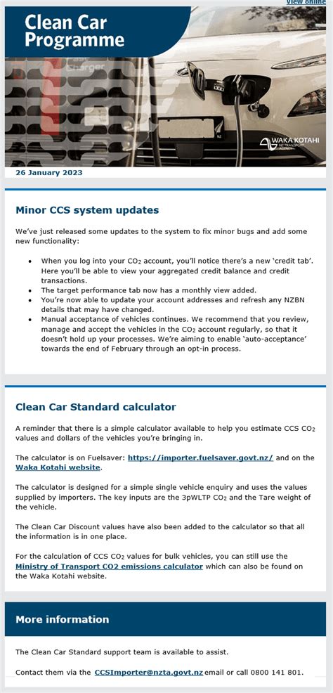 Customer Notice Latest Ccs Update From Nzta Waka Kotahi Autohub Nz