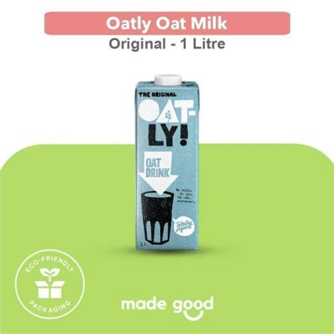 Jual Oatly Oat Milk 1l Susu Vegan Gandum Original Organic Barista Uht