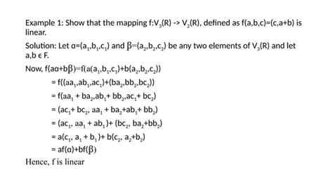 Linear Transformations Pptx Linear Trans Ppt