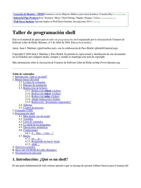 taller de programacion en shell pdf interfaz de línea de comando bios