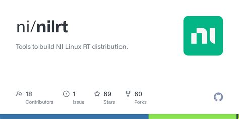 GitHub Ni Nilrt Tools To Build NI Linux RT Distribution