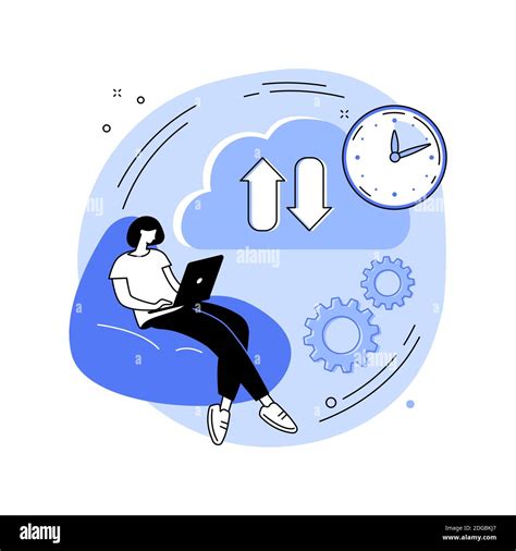 Automatic Backup Abstract Concept Vector Illustration Stock Vector Image And Art Alamy