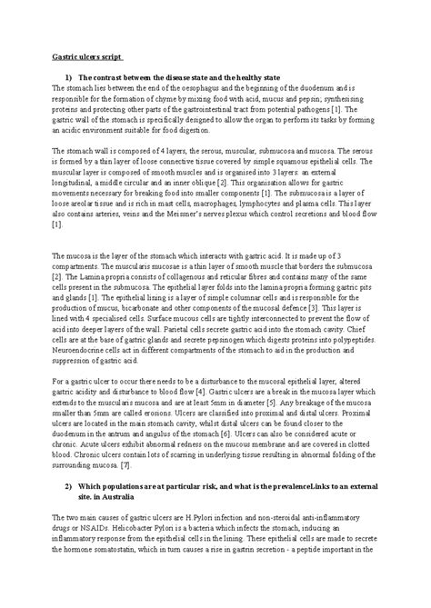 Hap Disease Presentation Script Gastric Ulcers Script 1 The Contrast