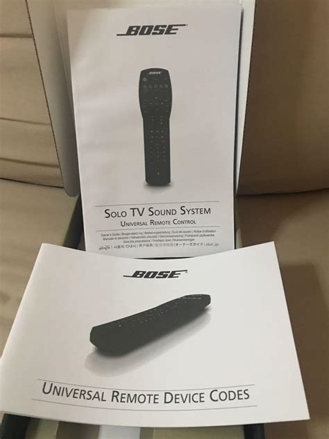 BOSE Universal Remote Control Audio Soundbars Speakers Amplifiers On Carousell