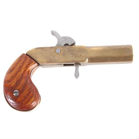 Brass 44 Cal Percussion Single Shot Derringer