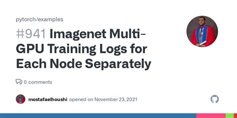 Imagenet Multi GPU Training Logs For Each Node Separately Issue 941