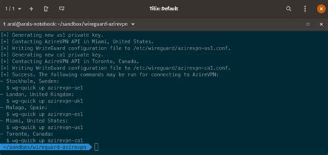 Getting Started With WireGuard On Linux Using AzireVPN Aral Balkan