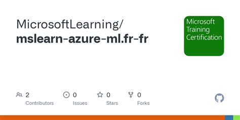 GitHub MicrosoftLearning Mslearn Azure Ml Fr Fr