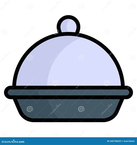 Food Container Vector Outline Colored Icon Modern Colored Outline Symbols Collection Of