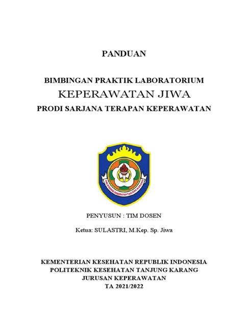 Panduan Lab Kepjiwa21 Str Pdf