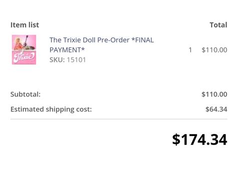 Cheapest Price To Ship Trixie Doll To The Uk For Reference R
