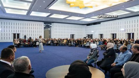 First Lady Asmaa Assad Receives Top Students And Their Families