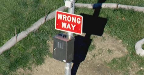 Massdot Testing Wrong Way Driver Detection Systems Cbs Boston