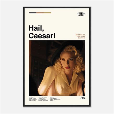 Hail Caesar Poster Hail Caesar Movie Poster Classic Poster Citiesbox