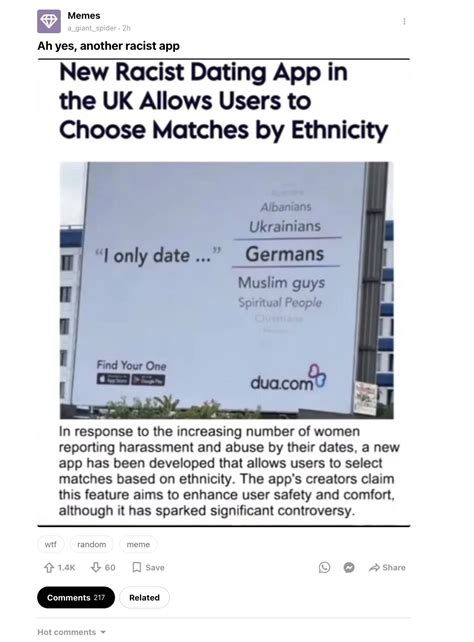 Ardit Trikshiqi 🧩 On Linkedin Guys What Is This New Racist Dating App That Uses An Ethnicity