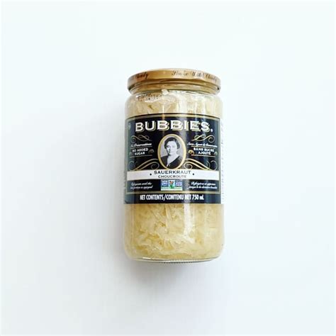 Bubbies Sauerkraut 750ml Wecoshopca