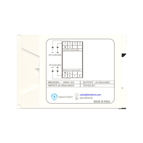 Loop Powered Isolator ISO Libratherm Instruments