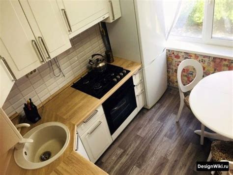 Дизайн кухни 6 кв м 5 идей и 138 фото реальные ремонты Макеты маленьких кухонь Интерьер