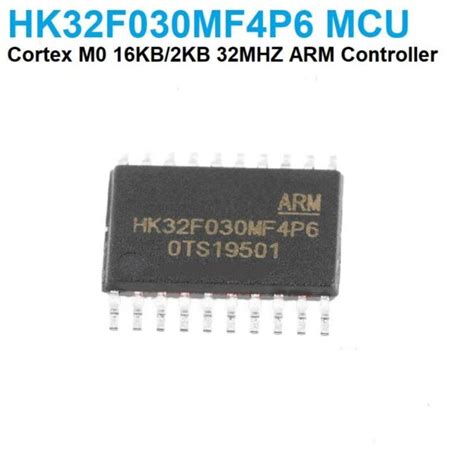 Hk32f030mf4p6 32 Bit Arm Cortex M0 18v 36v Smd Tssop20